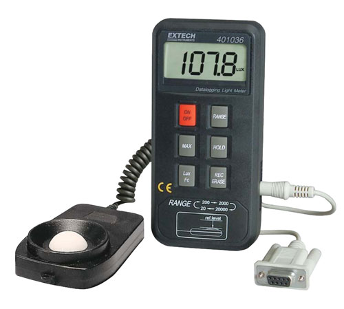 Extech 401036 Data Logging Light Meter | Light Meters | Instrumart