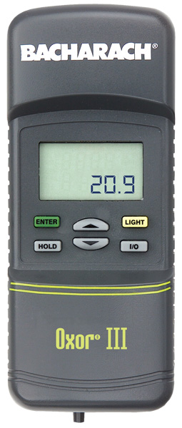 Bacharach Oxor III Oxygen Monitor | Gas Detectors | Instrumart