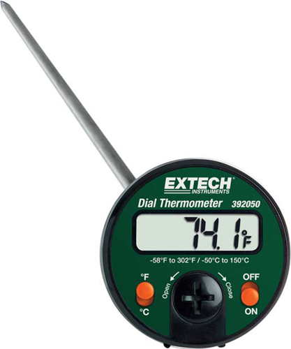 Extech 392050 Penetration Thermometer | Thermocouple Thermometers ...