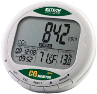 Extech CO200 Air Quality Monitor | Indoor Air Quality (IAQ) Meters ...