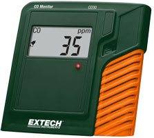 Extech CO30 Carbon Monoxide Monitor | Gas Detectors | Instrumart