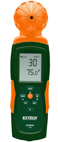 Extech CO40 Carbon Monoxide Meter | Gas Detectors | Instrumart