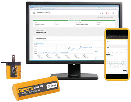 Fluke 3561 FC Vibration Sensor Starter Kit | Vibration Monitoring ...