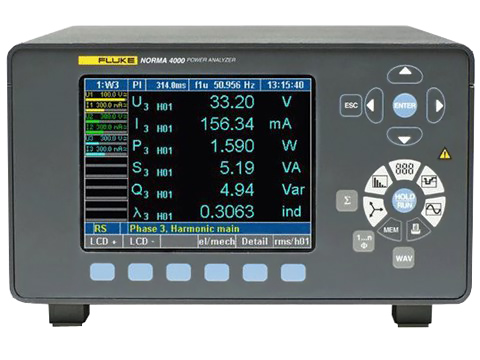 Fluke Norma 4000/5000 Power Analyzers | Power Quality Analyzers ...