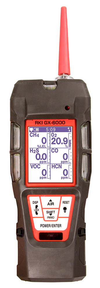 RKI Instruments GX-6000 Gas Monitor | Gas Detectors | Instrumart