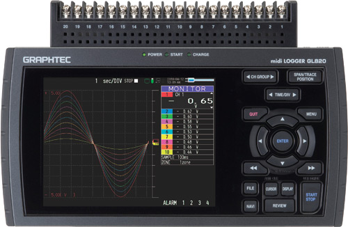 Graphtec GL820 Data Acquisition Data Logger | Data Loggers | Instrumart
