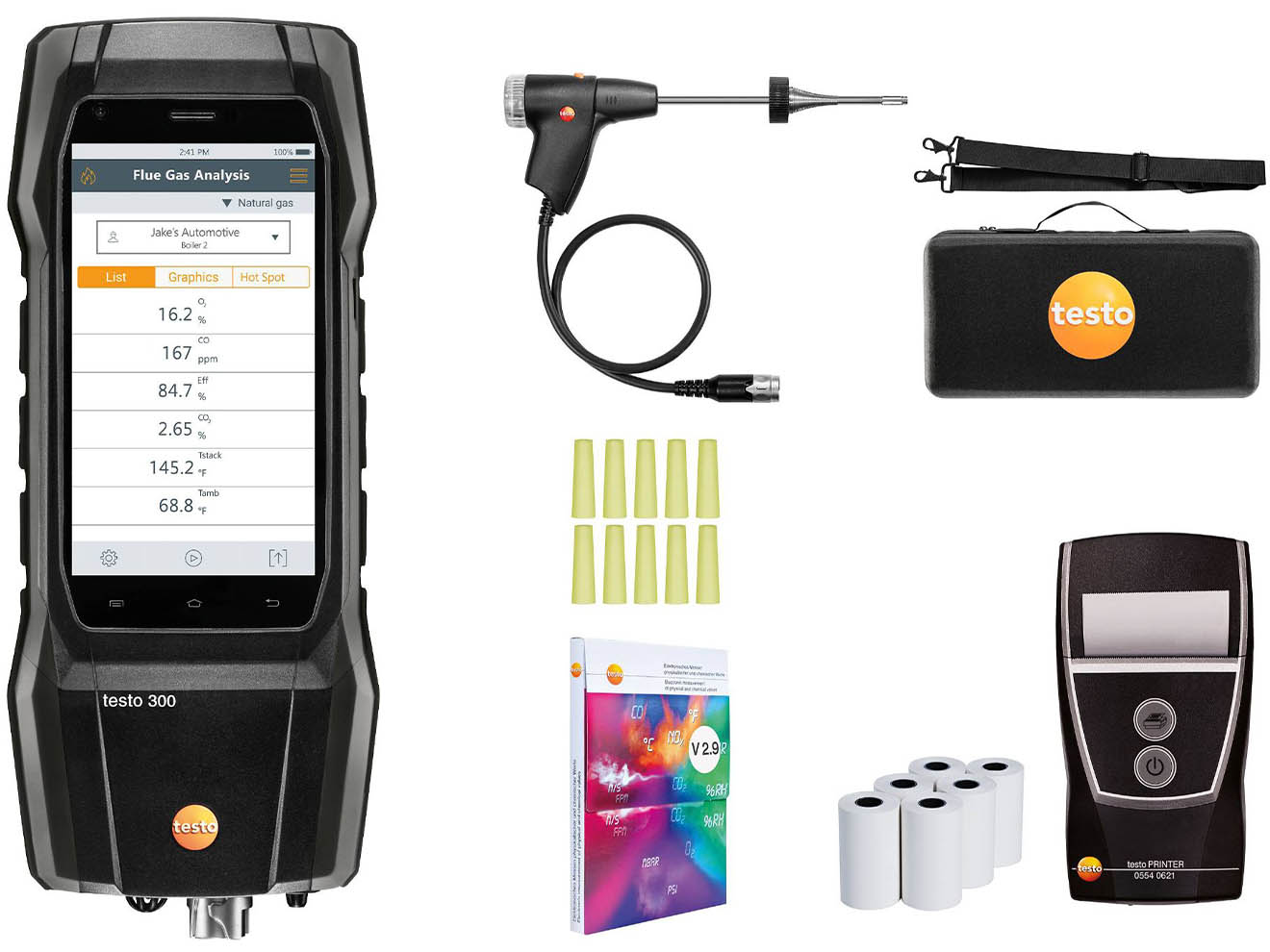 Testo 300 Combustion Analyzer | Combustion Analyzers | Instrumart