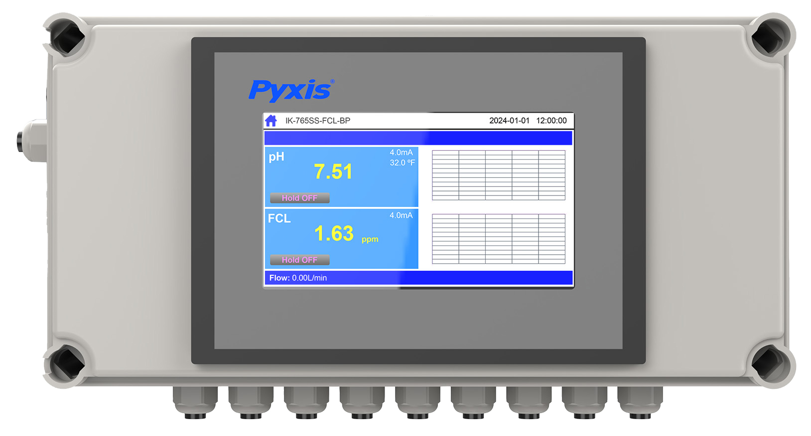 Pyxis UC-100A Preconfigured 7in Color Display and Data Logger | Instrumart