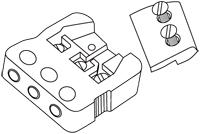 Watlow Three-Pole Connectors | Instrumart