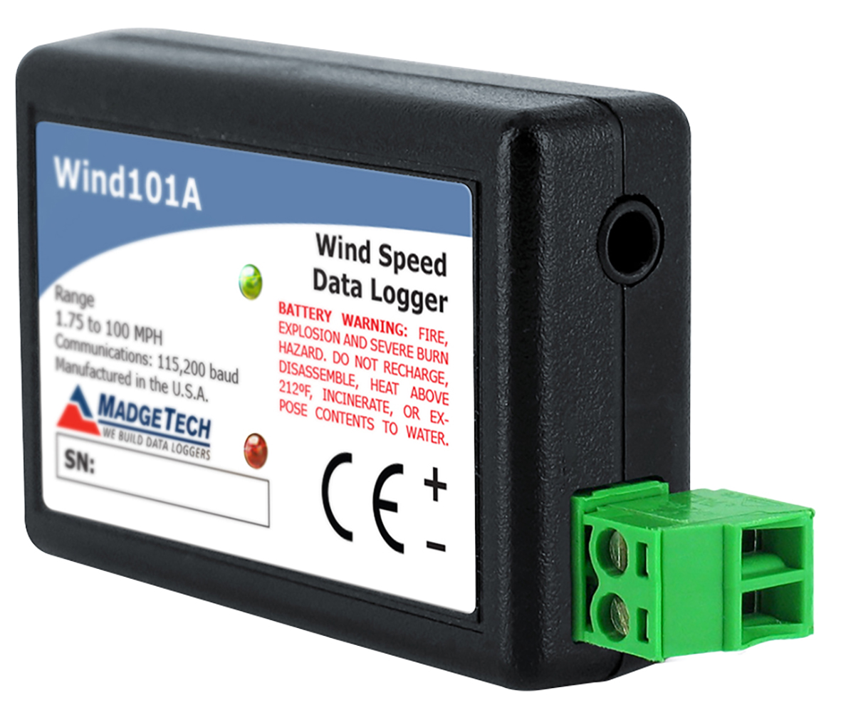 MadgeTech Wind101A Wind Speed Data Logger System | Data Loggers | Instrumart