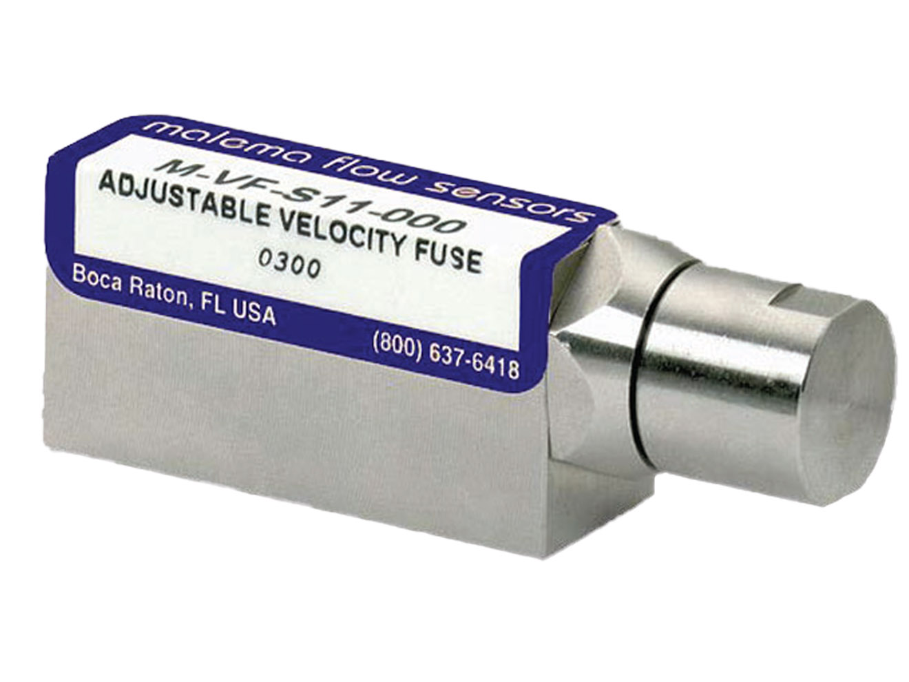 Malema M-VF Safety Excess Flow Valve | Flow Switches | Instrumart