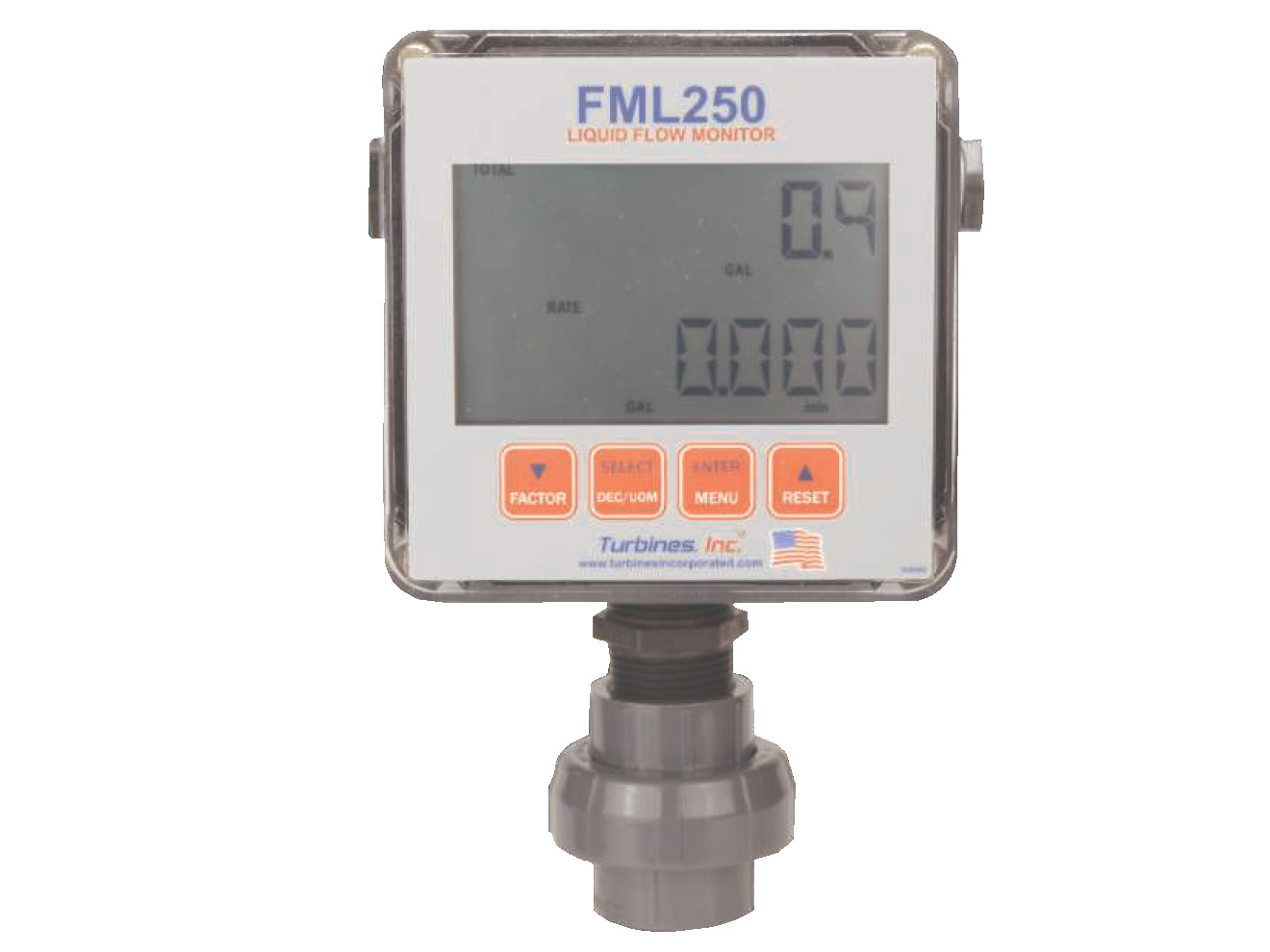 Turbines, Inc. FML250 Liquid Flow Monitor | Instrumart