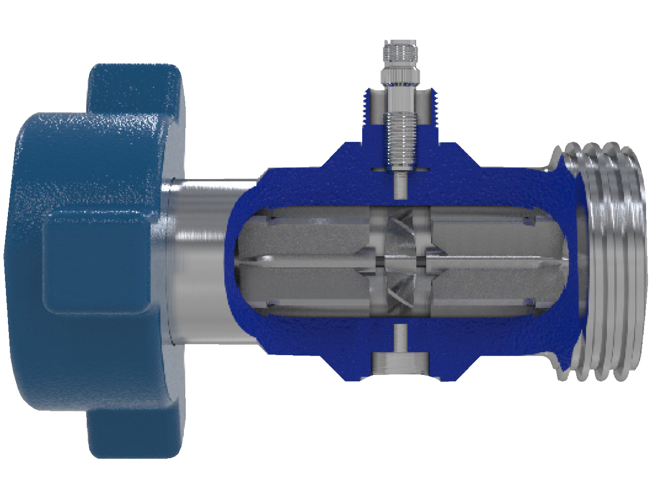 Turbines, Inc. HP Series High Pressure Liquid Turbine Flow Meter ...
